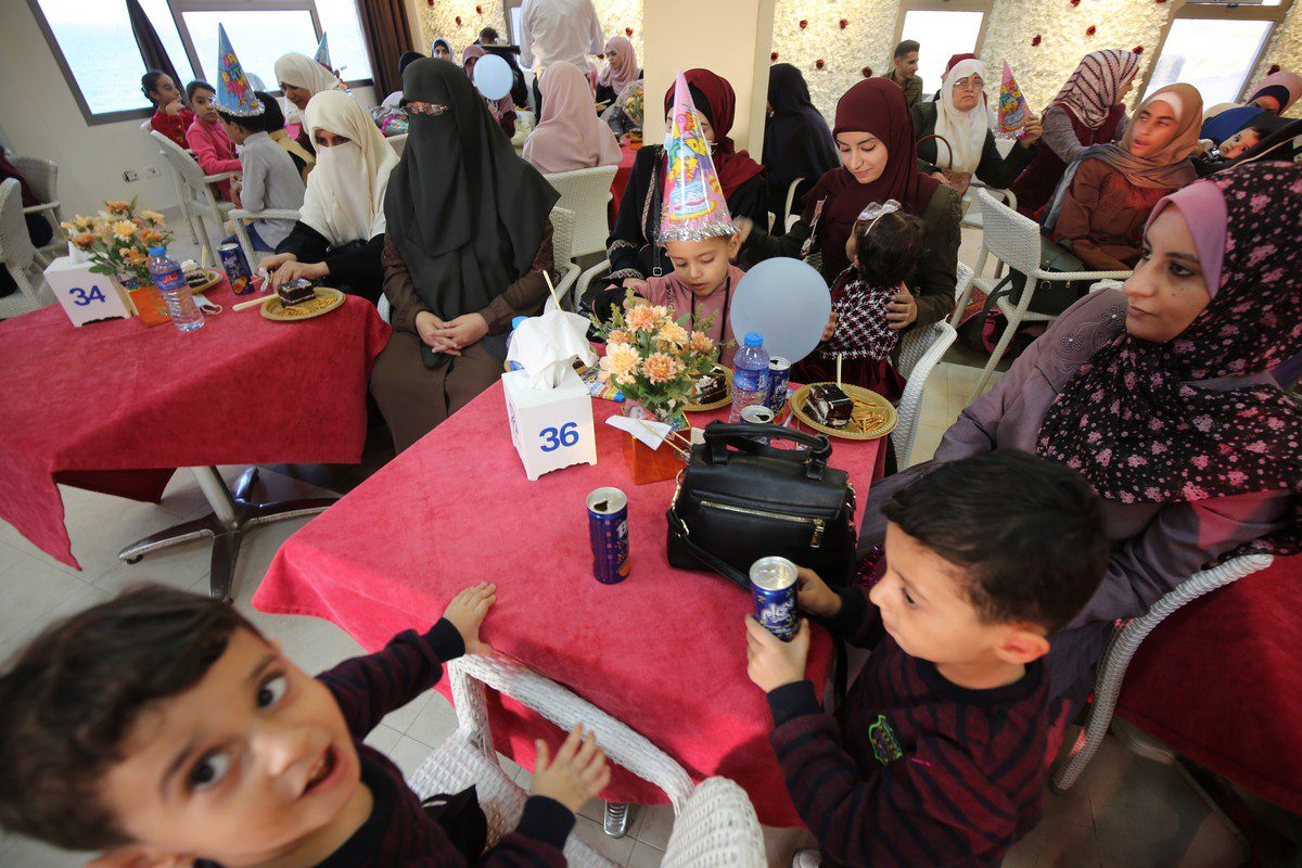 First birthday celebrations for Palestinian whose family died in Israel ...