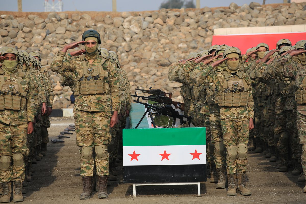 Graduation ceremony of 300 new soldiers in Syria – Middle East Monitor