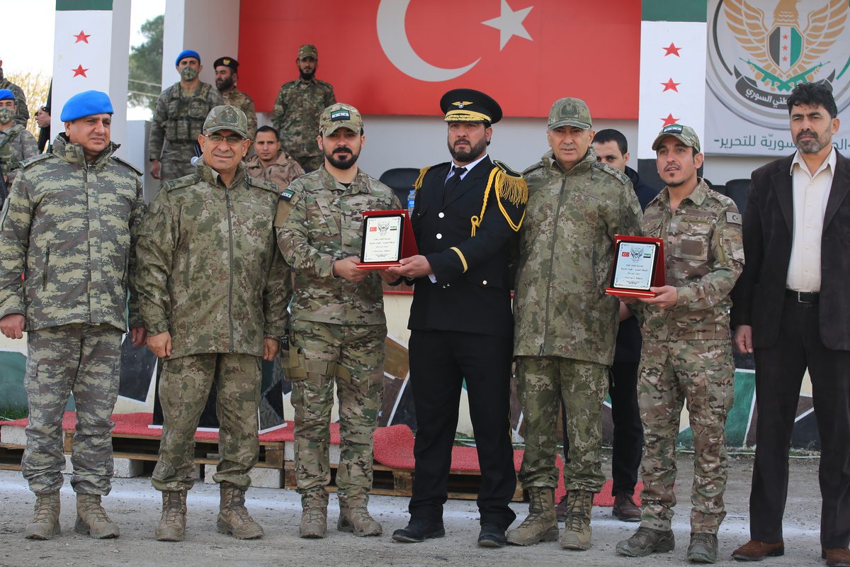 Graduation ceremony of 300 new soldiers in Syria – Middle East Monitor