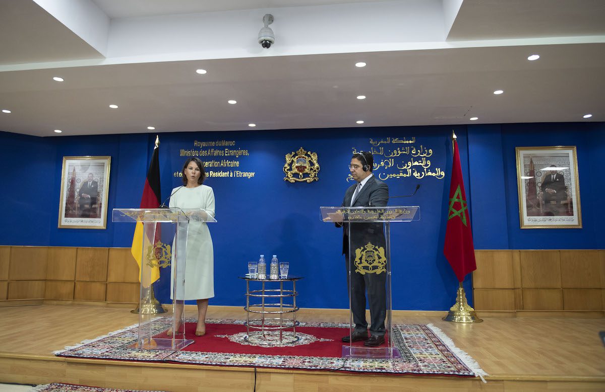 German Minister of Foreign Affairs Annalena Baerbock in Morocco ...