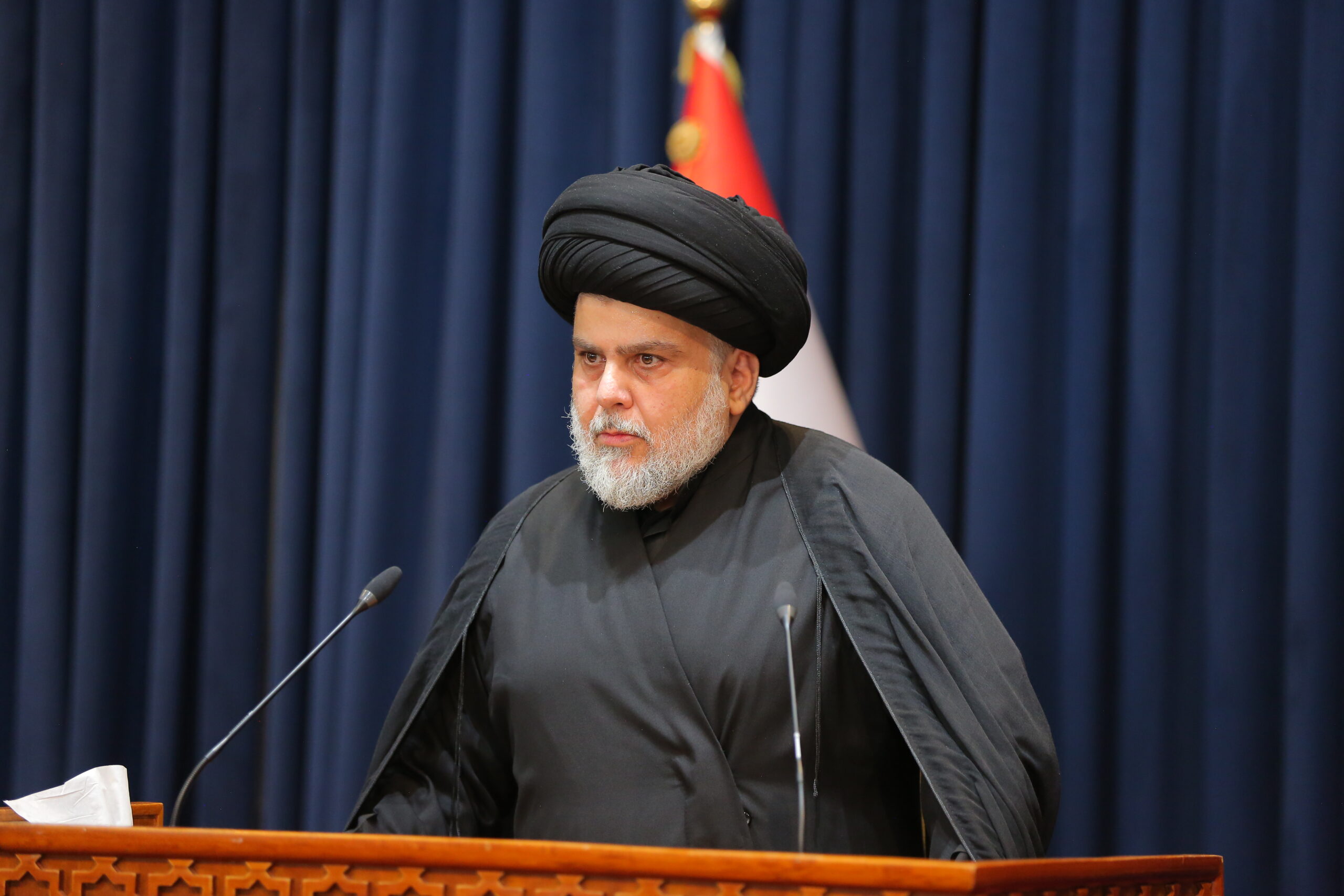 Iraqi cleric Muqtada al-Sadr’s press conference – Middle East Monitor
