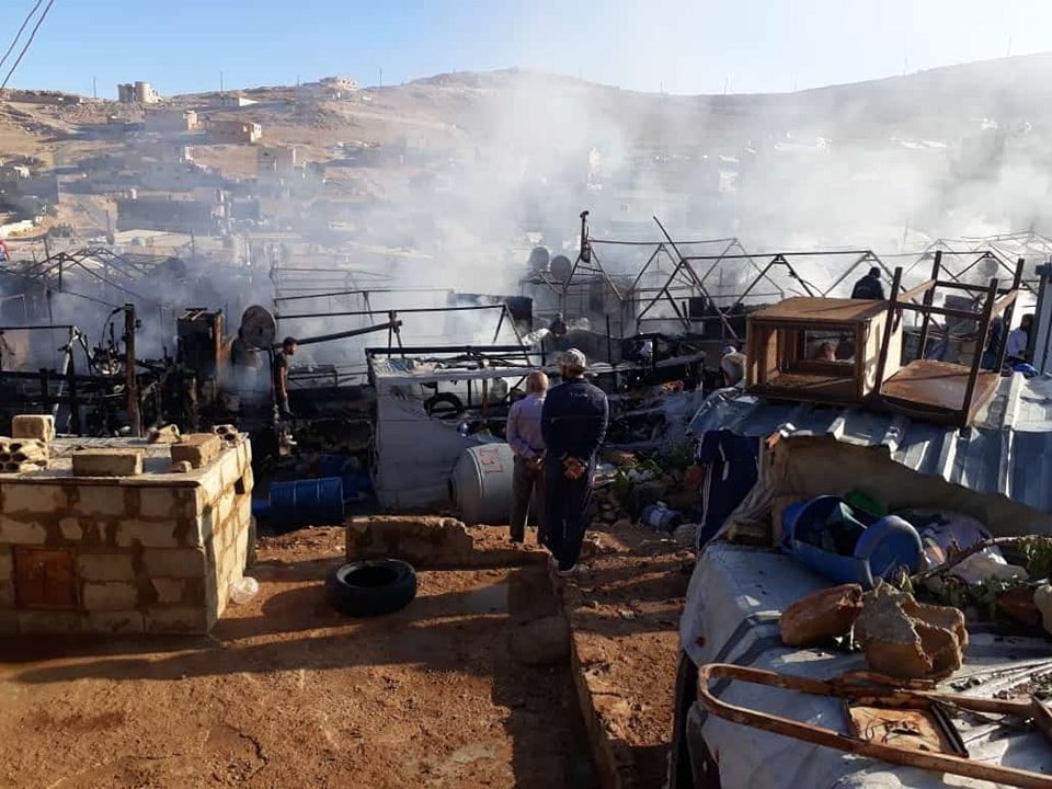 100 Syrian families displaced in Lebanon camp fire – Middle East Monitor