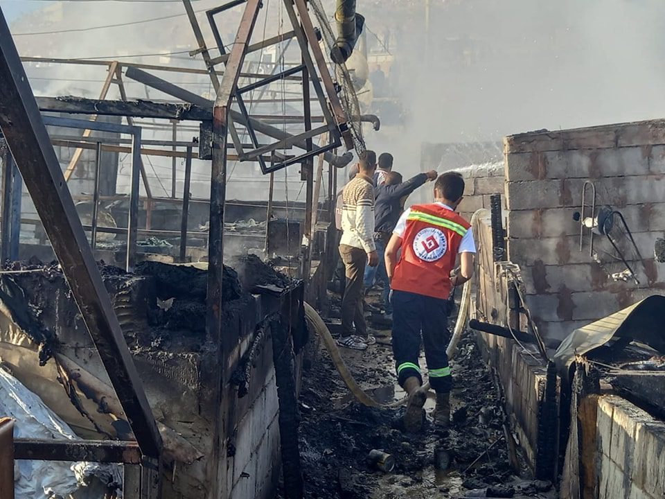 100 Syrian families displaced in Lebanon camp fire – Middle East Monitor