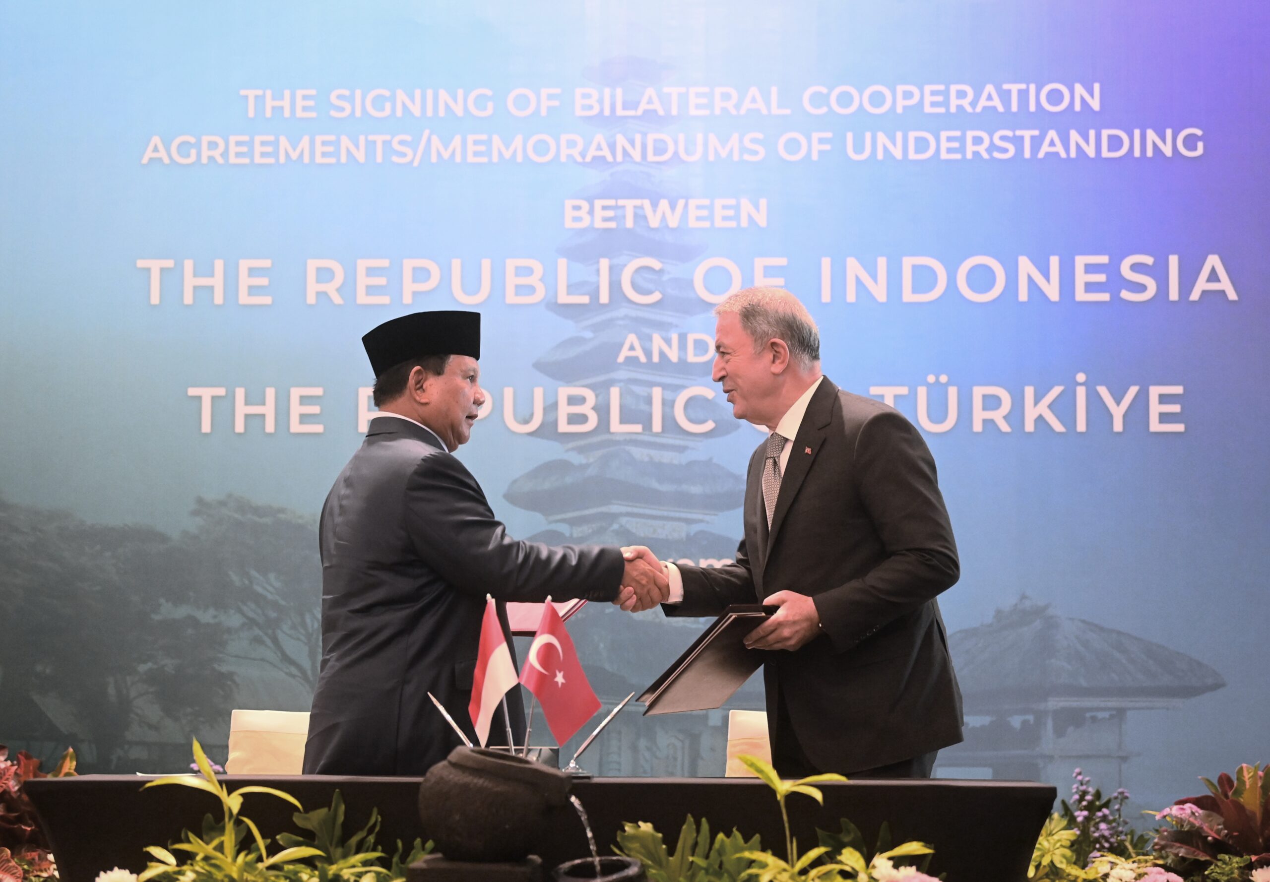 Turkiye and Indonesia signs 5 important agreements in Bali, Indonesia ...