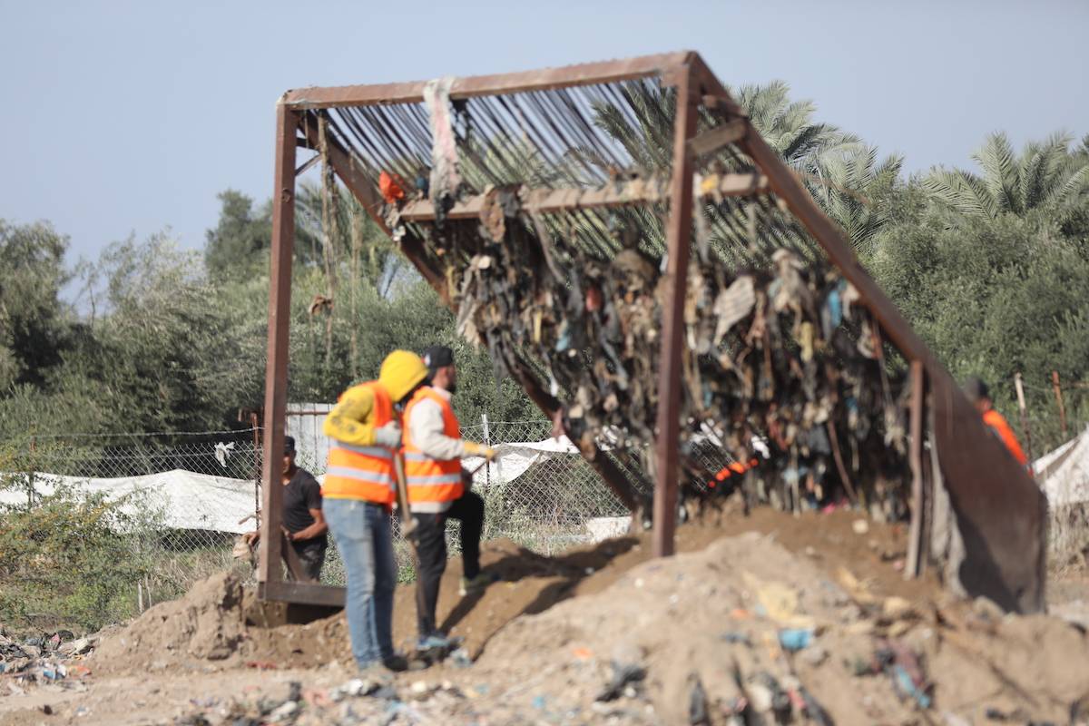 Tonnes of waste removed from Gaza nature reserve to provide open space ...