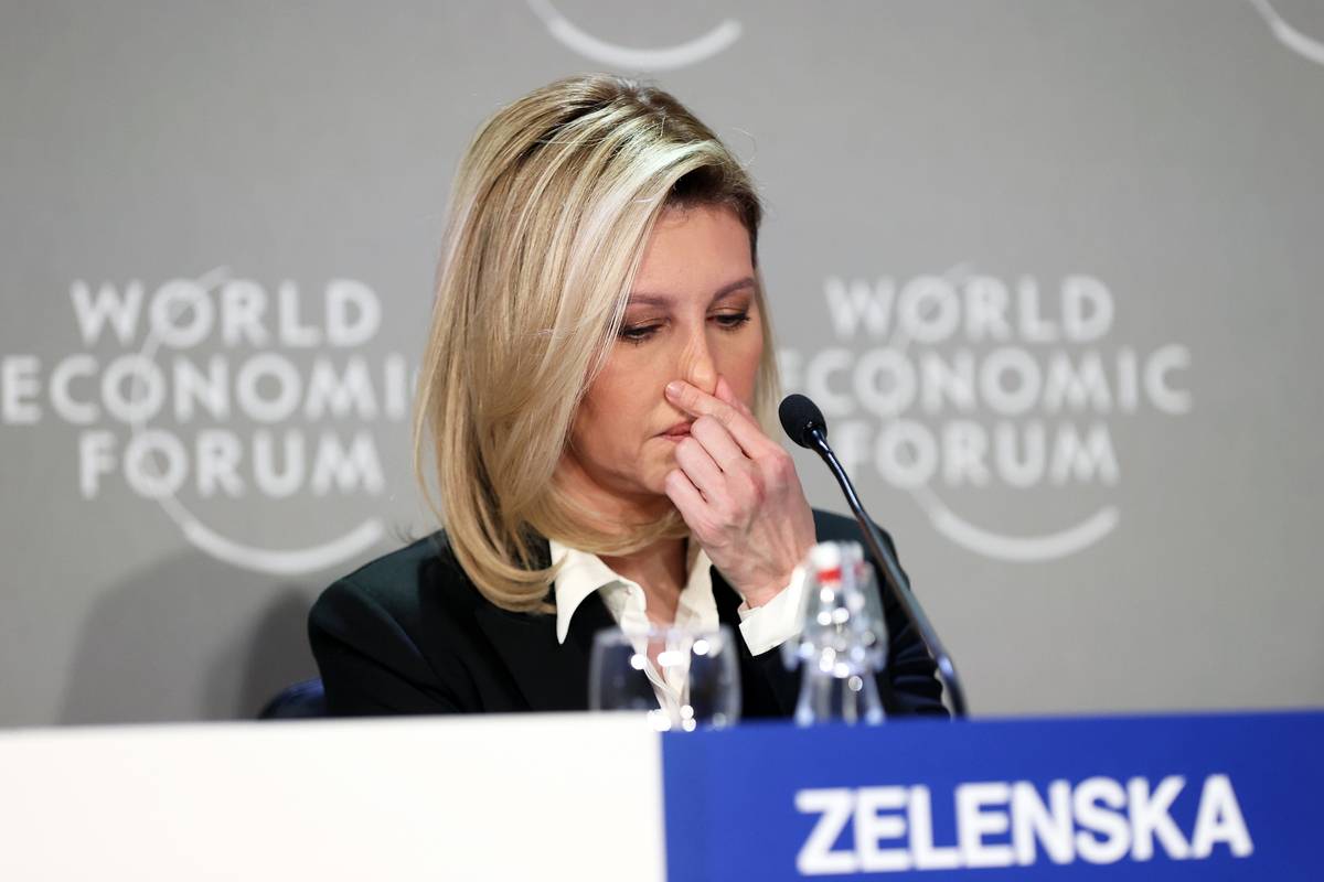 Ukraine’s First Lady Olena Zelenska at WEF – Middle East Monitor