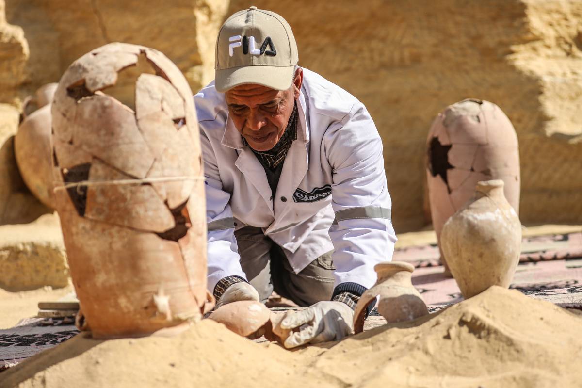 New artifacts discovered from the era of pharaohs in the historical ...