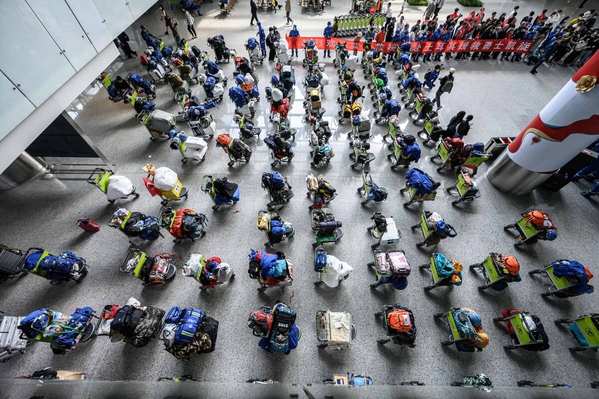 Chinese Blue Sky Rescue Team Returns Home After Completing Mission In ...