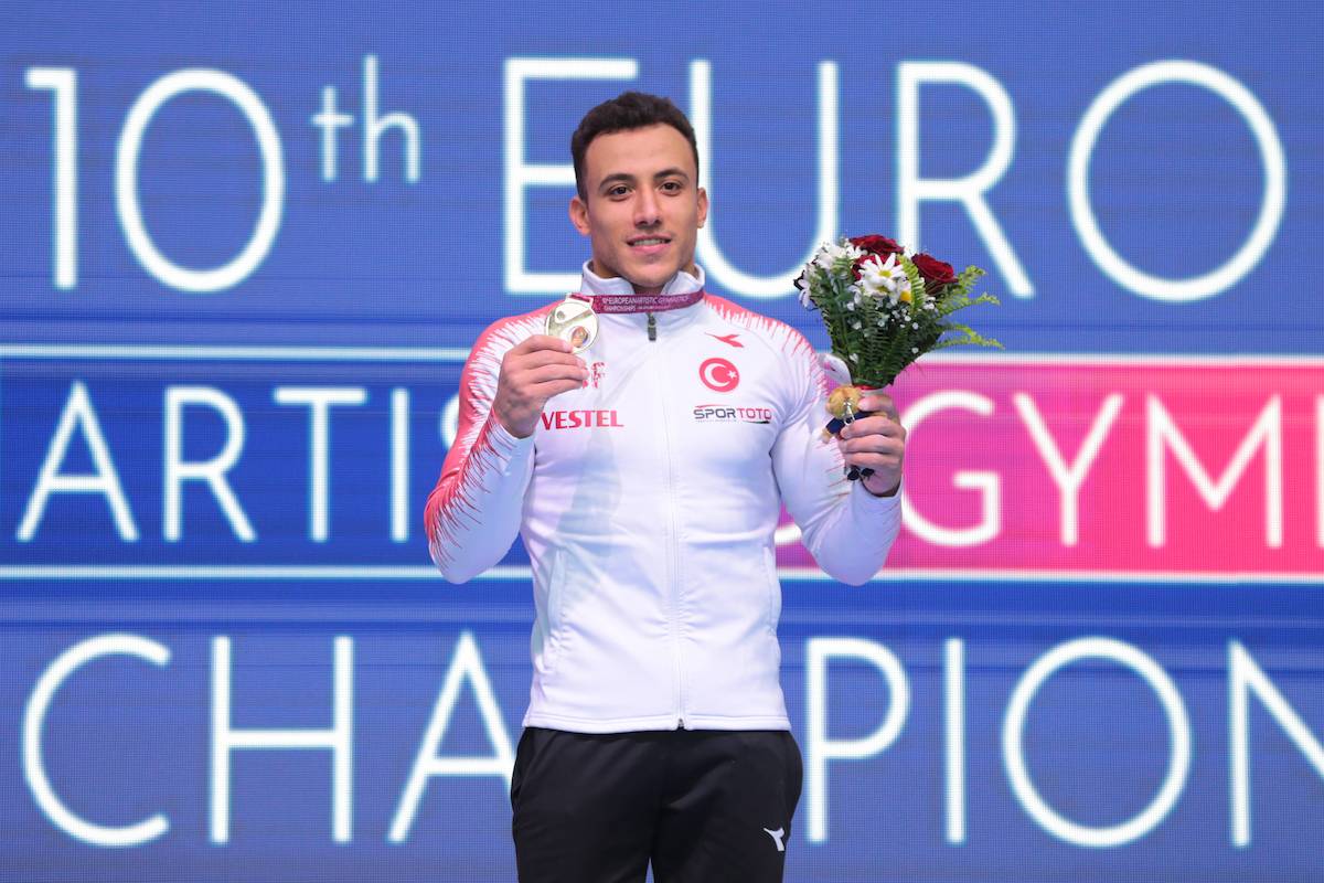 Turkish gymnast Adem Asil wins gold in Artistic Gymnastics European ...