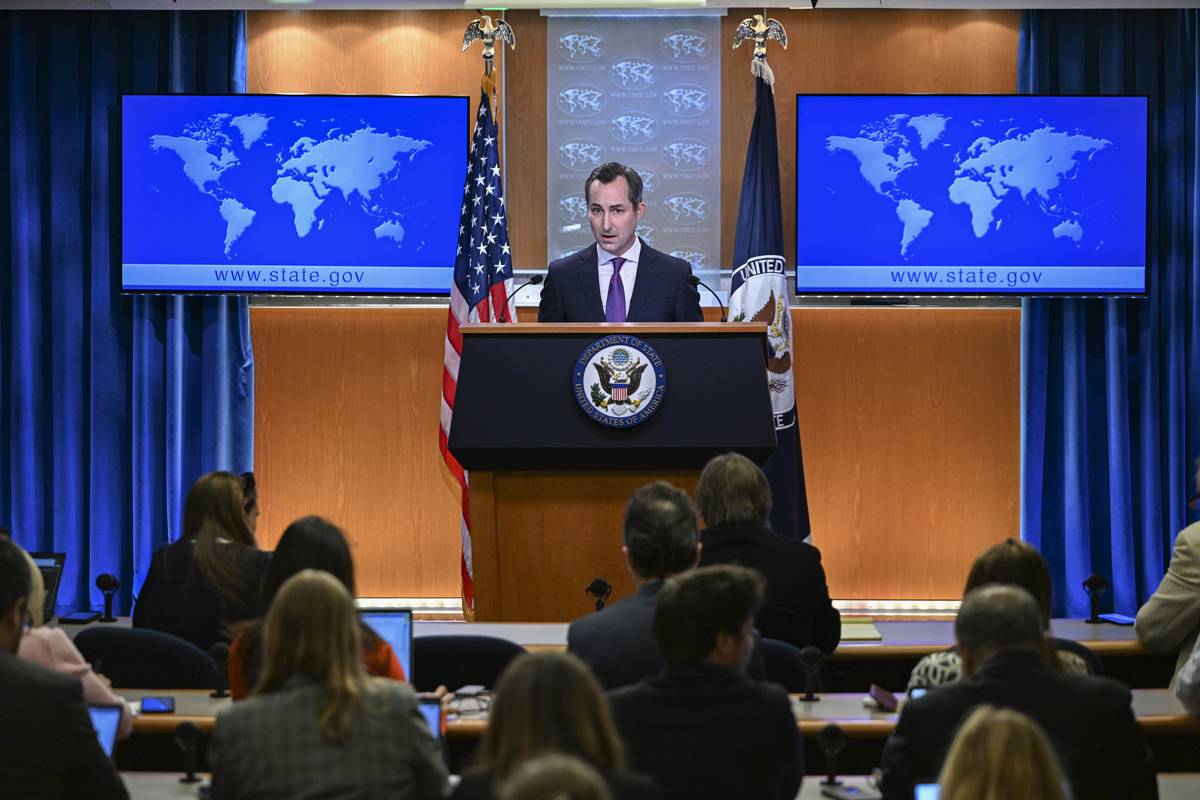 US State Department Press Briefing with new Spokesperson Matt Miller ...