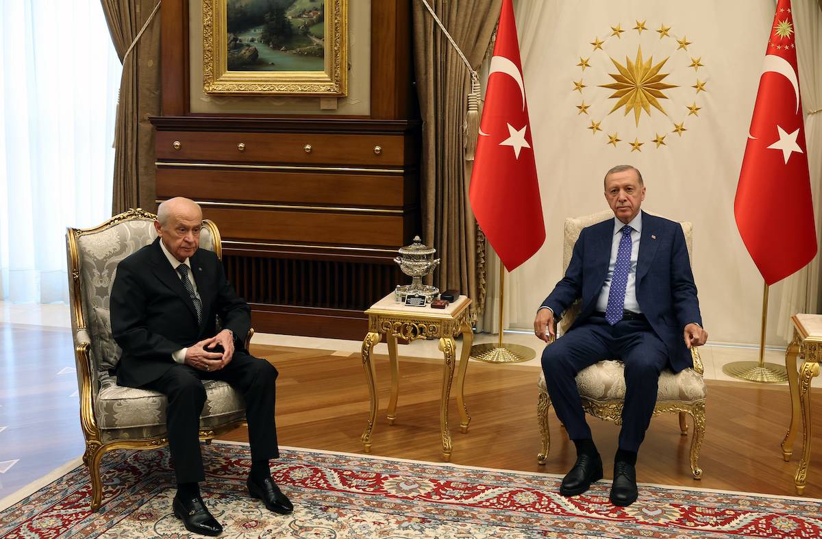 Recep Tayyip Erdogan – Devlet Bahceli meeting in Ankara – Middle East ...