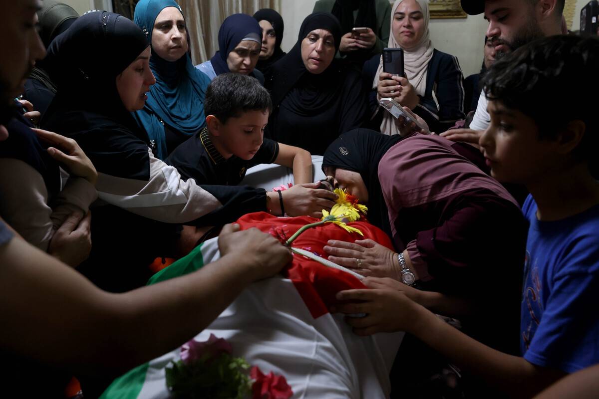 Funeral of 25-year-old Palestinian man killed by Israeli settlers in ...