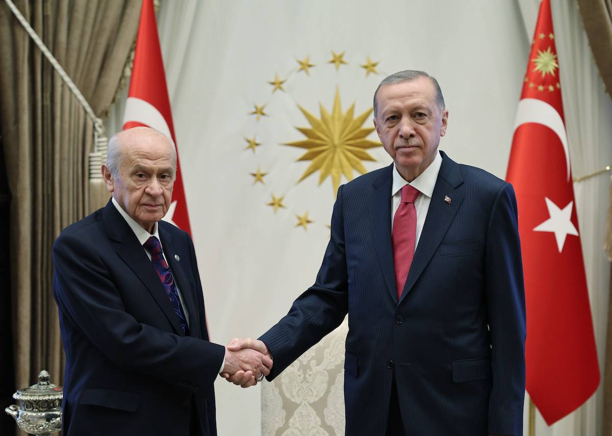 Recep Tayyip Erdogan – Devlet Bahceli meeting in Ankara – Middle East ...