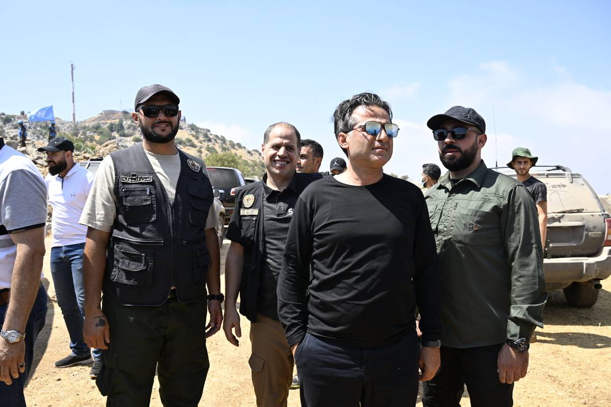 The 120-kilometer-long Blue Line border between Israel and Lebanon ...