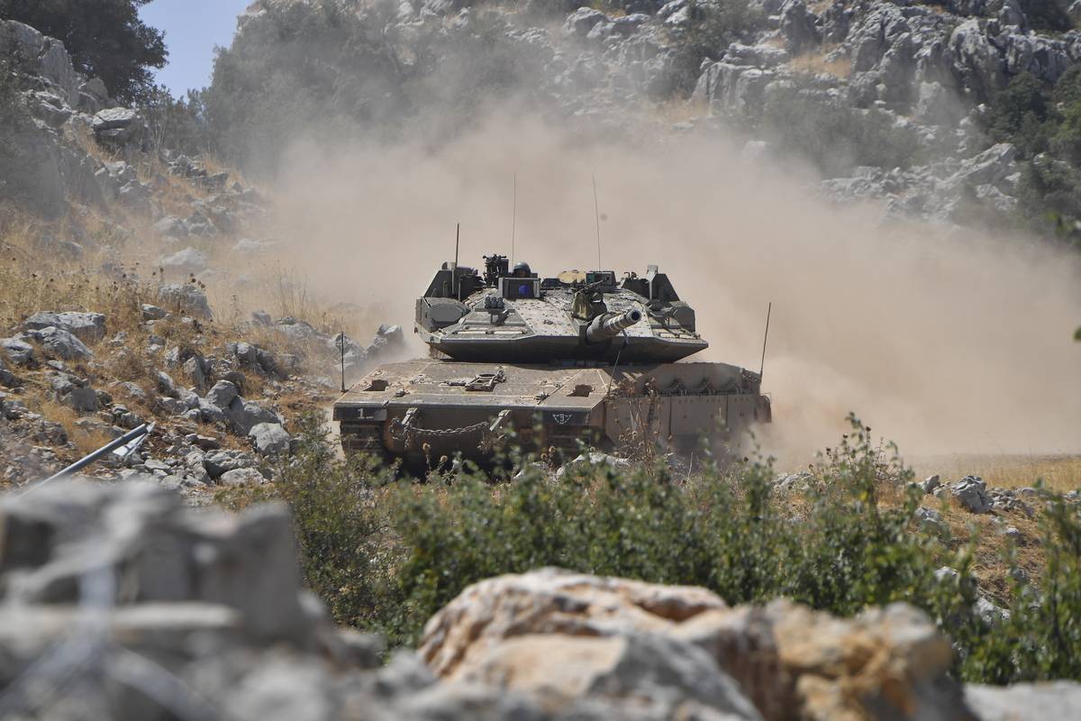 The 120-kilometer-long Blue Line border between Israel and Lebanon ...