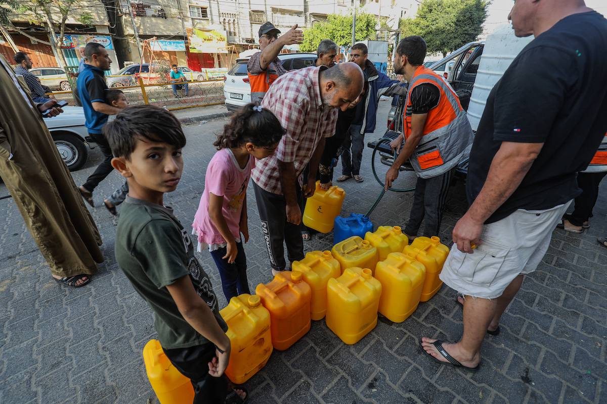 Water shortage in Gaza as Israeli attacks continue – Middle East Monitor