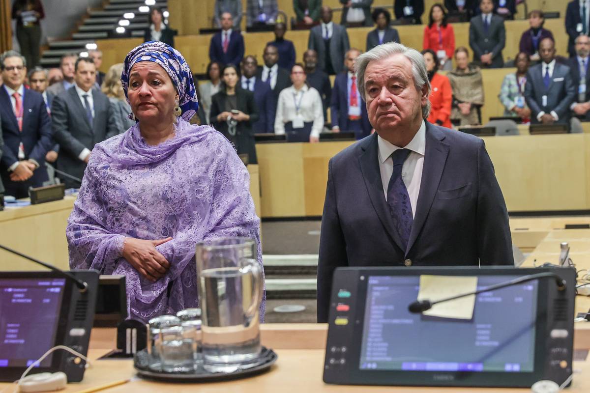 Minute of silence in remembrance of fallen UN workers in Gaza – Middle ...