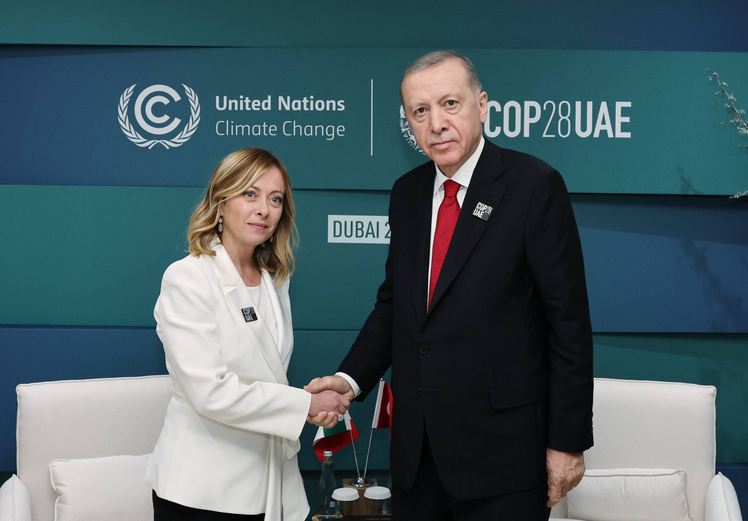 Recep Tayyip Erdogan – Giorgia Meloni meet in Dubai – Middle East Monitor