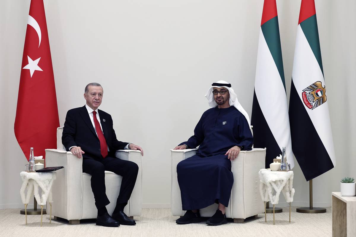 Recep Tayyip Erdogan – Mohamed bin Zayed Al Nahyan meeting in Dubai ...