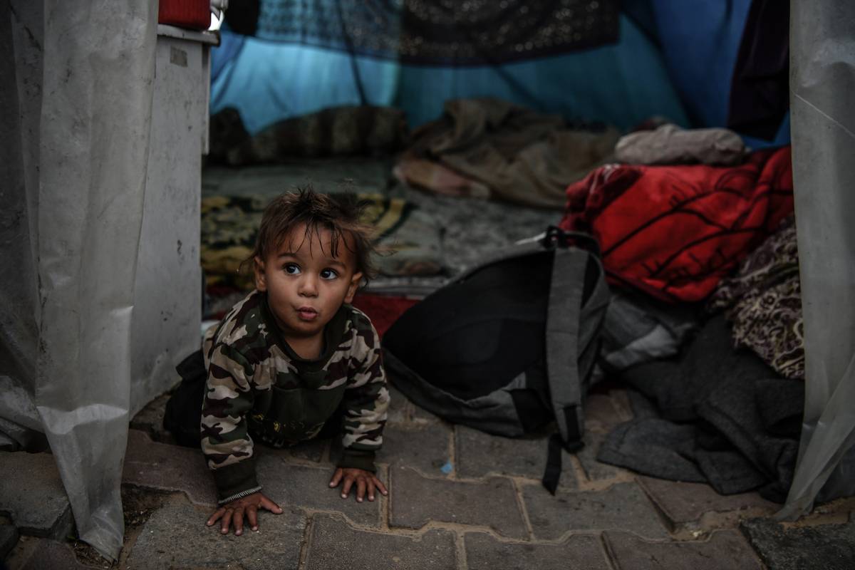 Poor weather conditions worsen the humanitarian tragedy in Gaza ...
