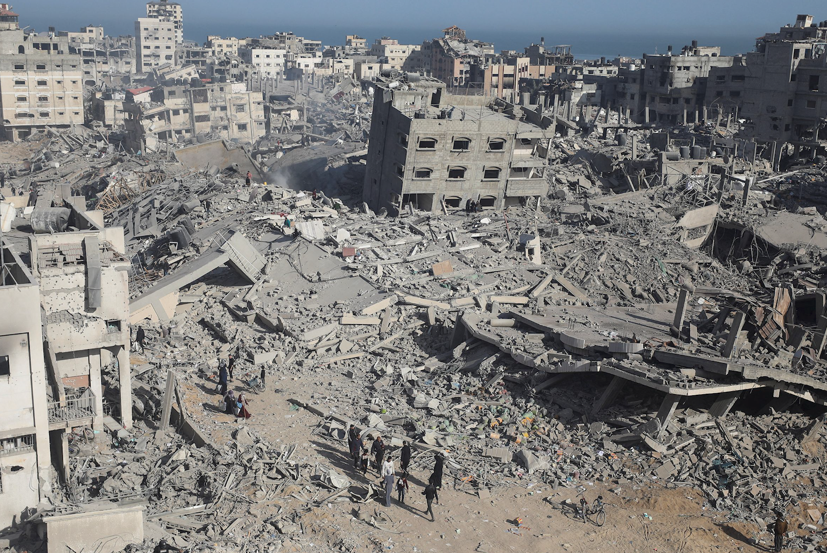 Aerial images reveal the destruction caused by Israeli forces at Al ...