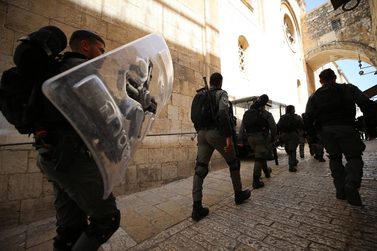 Israeli forces take strict security measures in Jerusalem during last ...