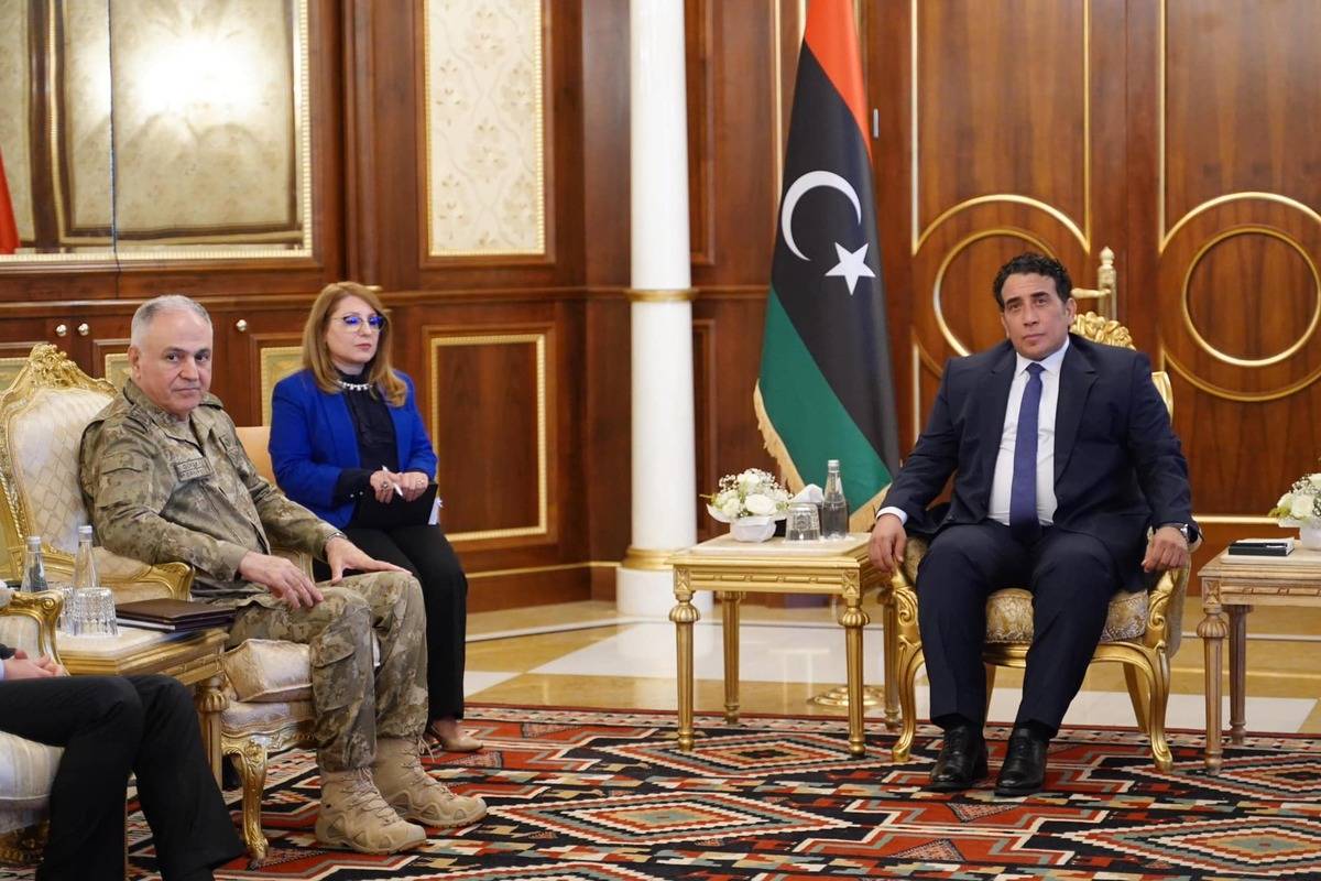 Chief of the Turkish General Staff General Metin Gurak in Libya ...