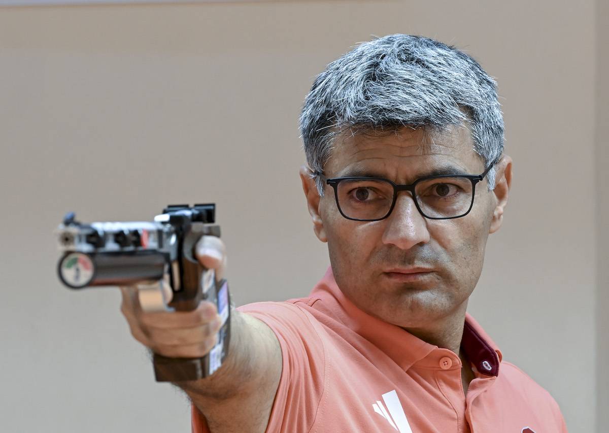 Turkish Olympic silver medalist shooter Yusuf Dikec in Ankara – Middle ...
