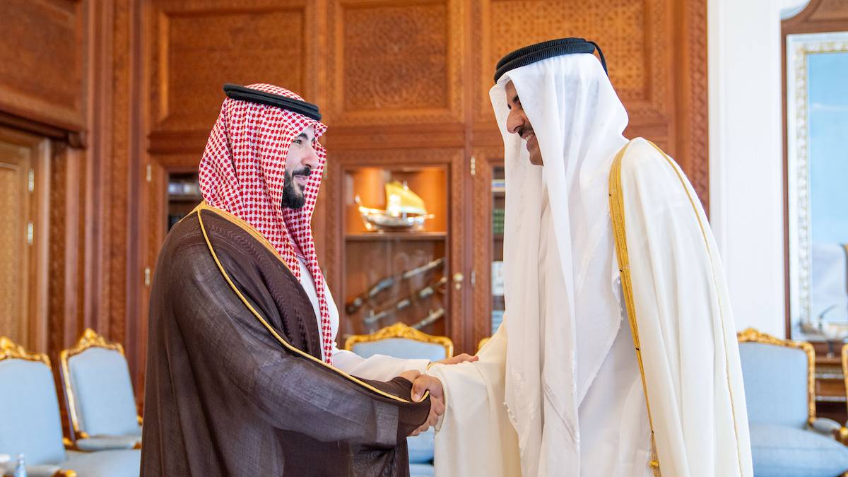 Saudi Arabian Defense Minister Prince Khalid bin Salman Al Saud in ...