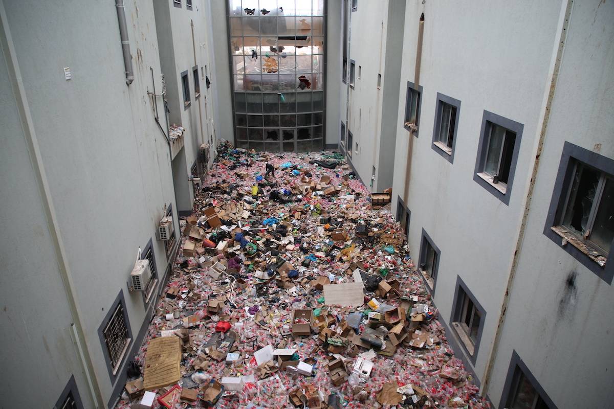 The destruction in Turkish-Palestinian Friendship Hospital in Gaza ...