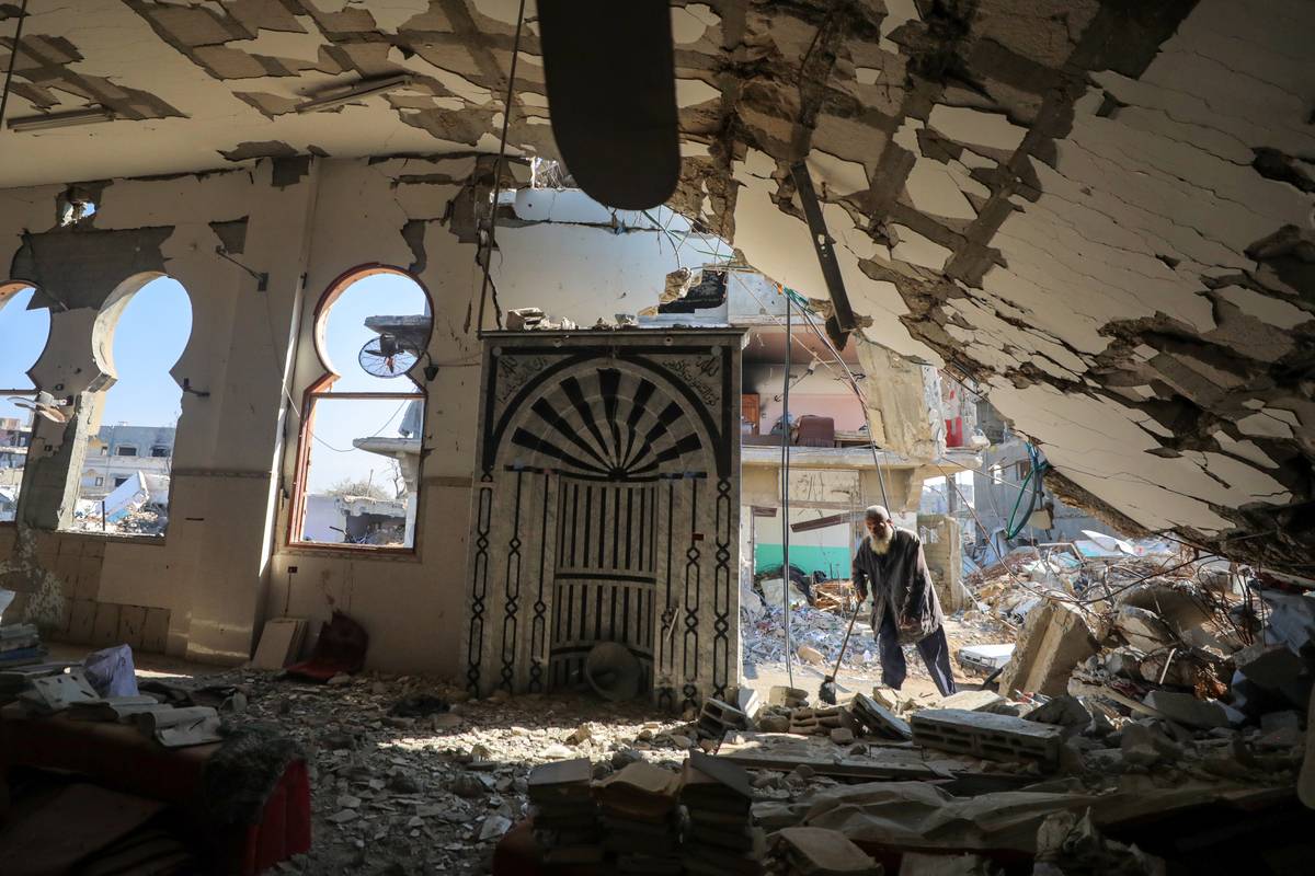 Imam restored mosque destroy in Israel’s shelling of Gaza – Middle East ...