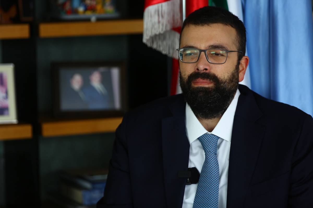 The Secretary General of the Lebanese Future Movement, Ahmad Hariri ...