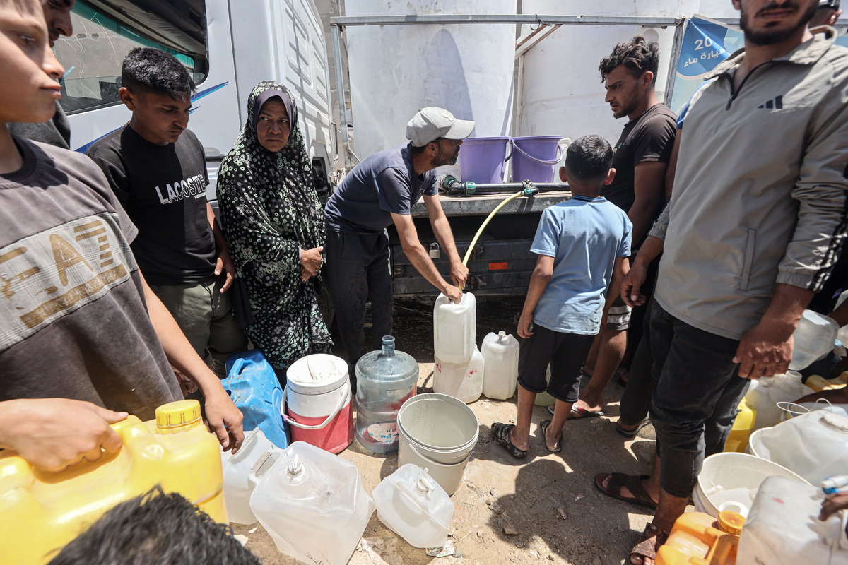 Water distributed to Palestinians in Gaza amid severe shortage – Middle ...