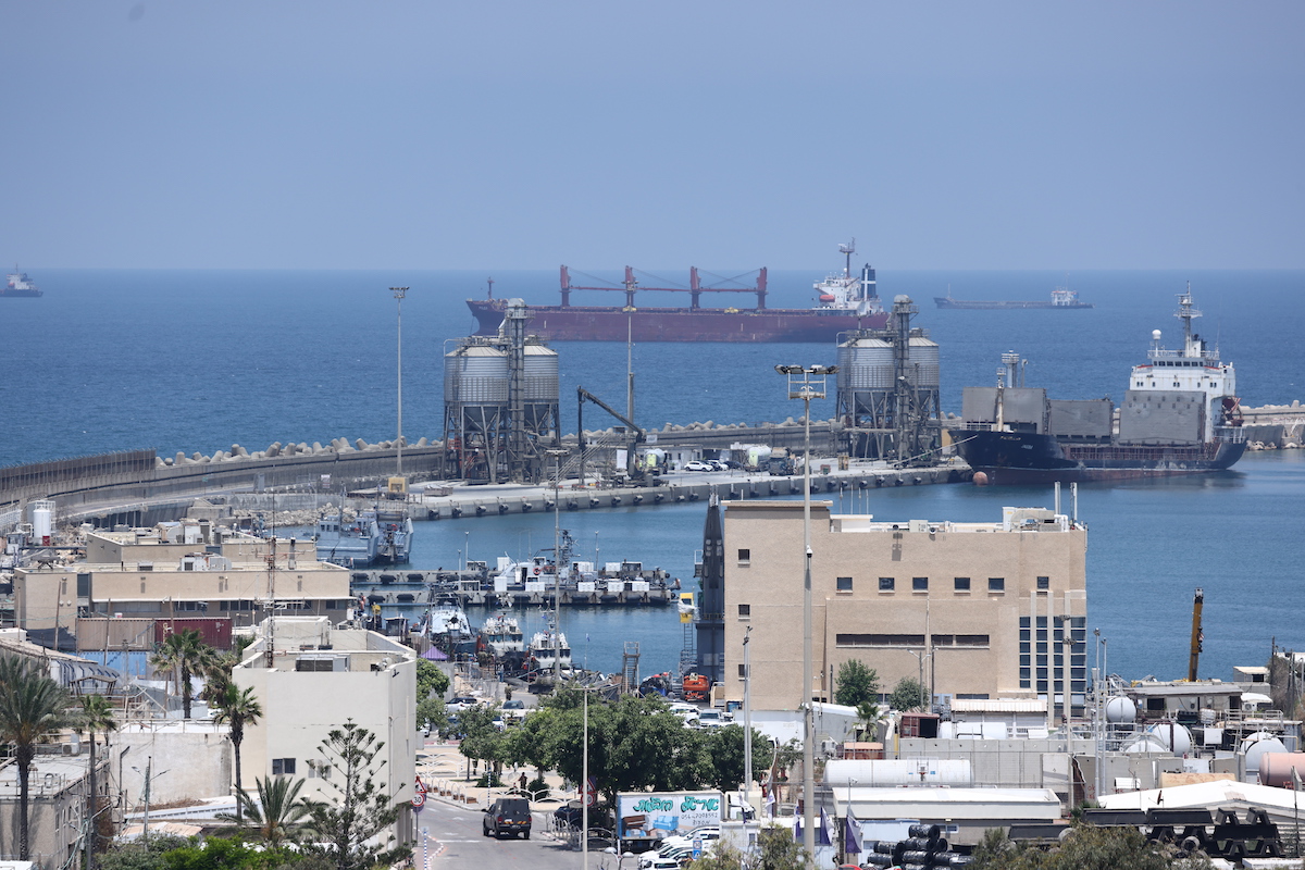 Ashdod Port in Israel before the Madleen sailboat is expected to be taken – Middle East Monitor