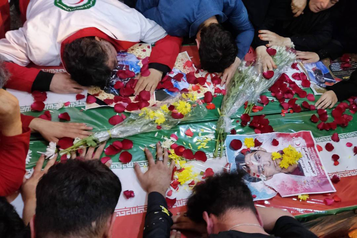 Funeral held for Red Crescent workers killed in Israeli strike on ...