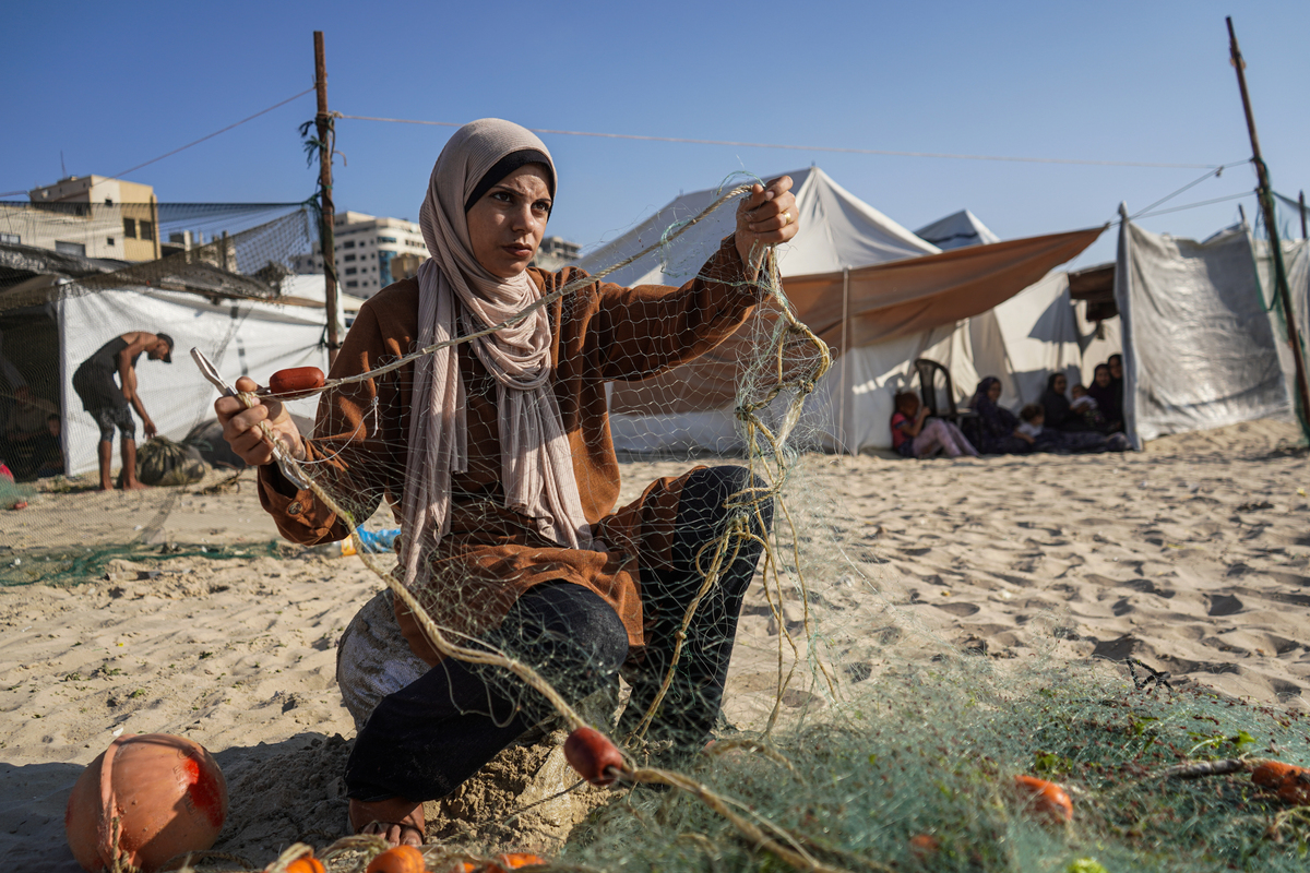 Madleen Kullab, Gaza’s only woman fisher, reflects on rising and fading ...