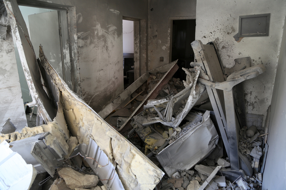 Shahid Chamran complex in Tehran suffered heavy damage in Iran-Israel ...