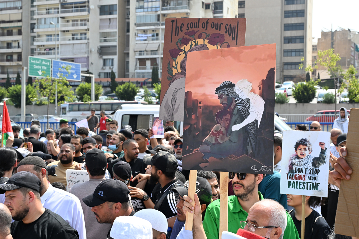 Pro-Palestinian demonstration in Lebanon – Middle East Monitor