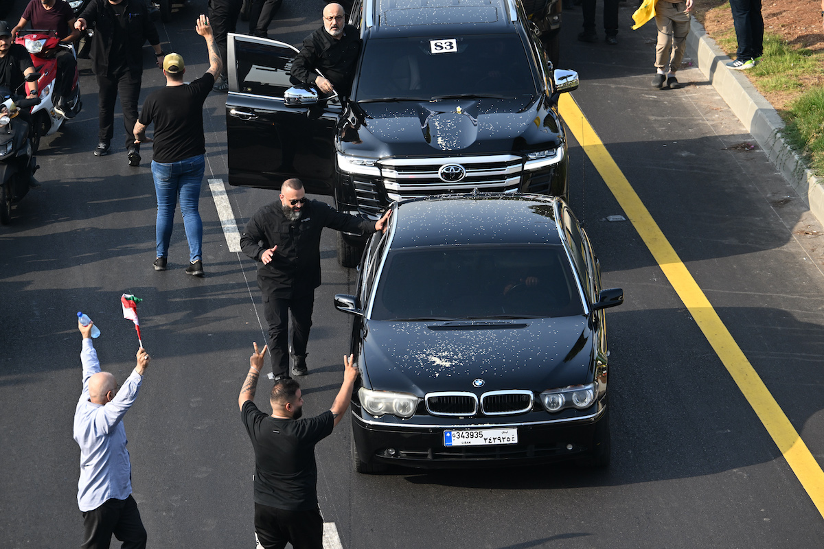 Secretary of Supreme National Security Council of Iran, Ali Larijani in ...
