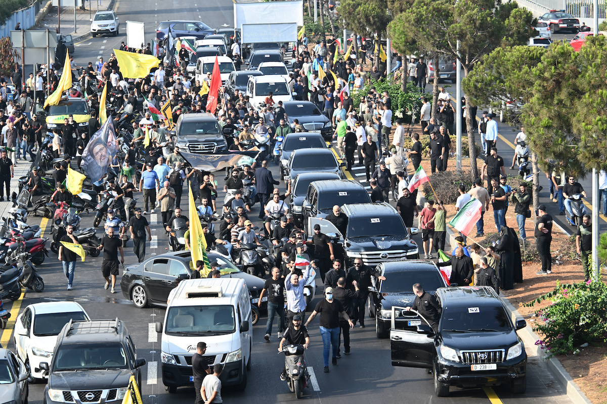 Secretary of Supreme National Security Council of Iran, Ali Larijani in ...