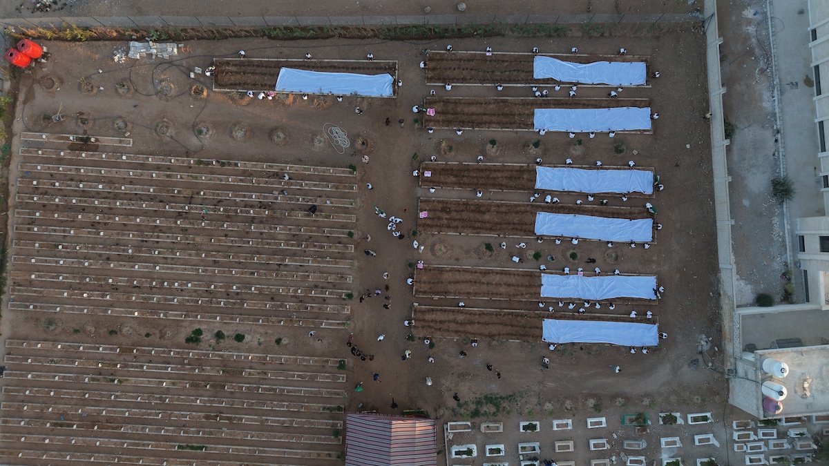 Memorial ceremony in Syria on the 13th anniversary of the Darayya ...