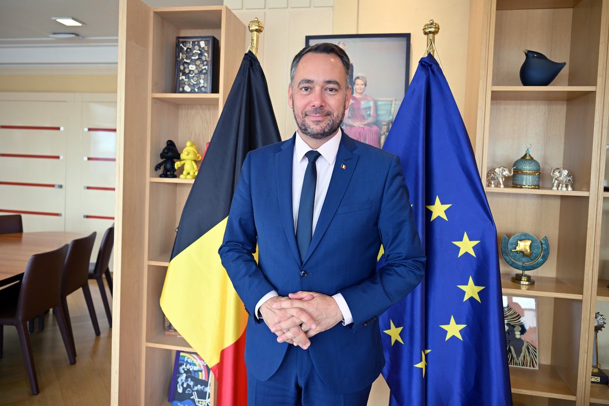 Belgian Minister of Foreign Affairs and Deputy Prime Minister Prevot ...