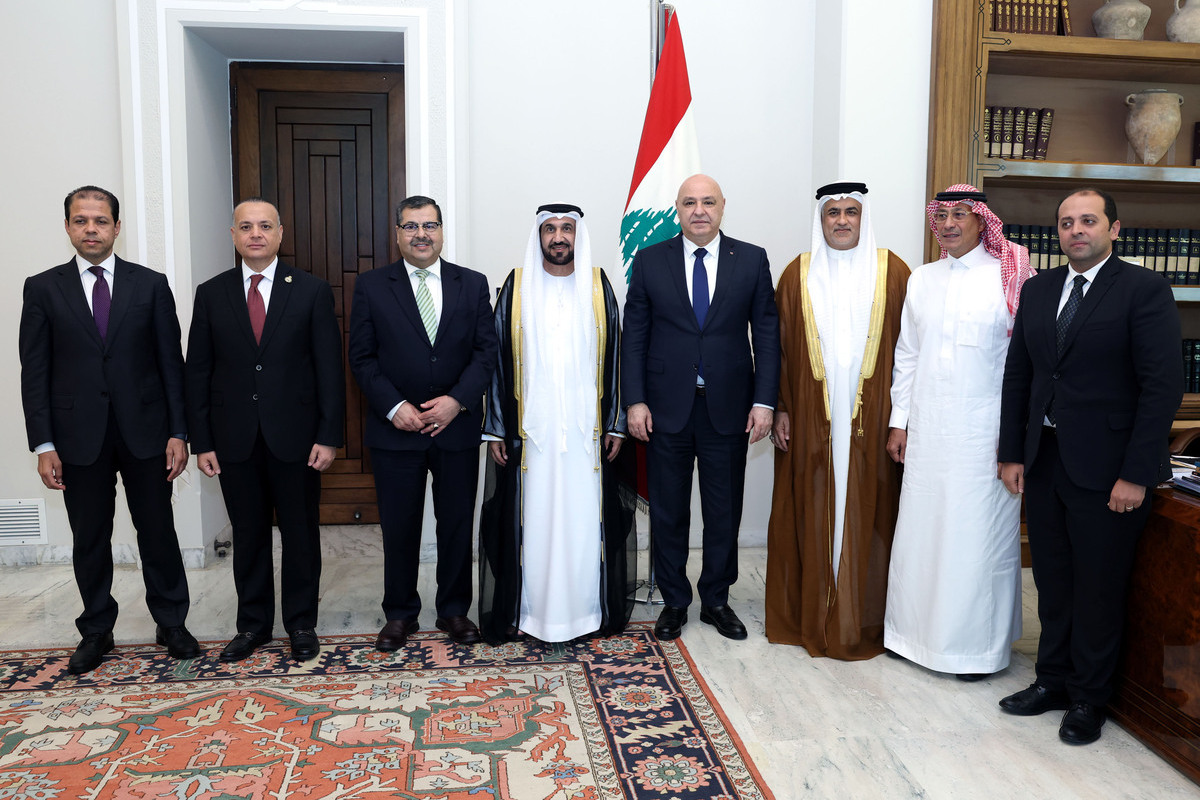 Arab Parliament Speaker Mohammed Ahmed Al-Yamahi in Lebanon – Middle ...
