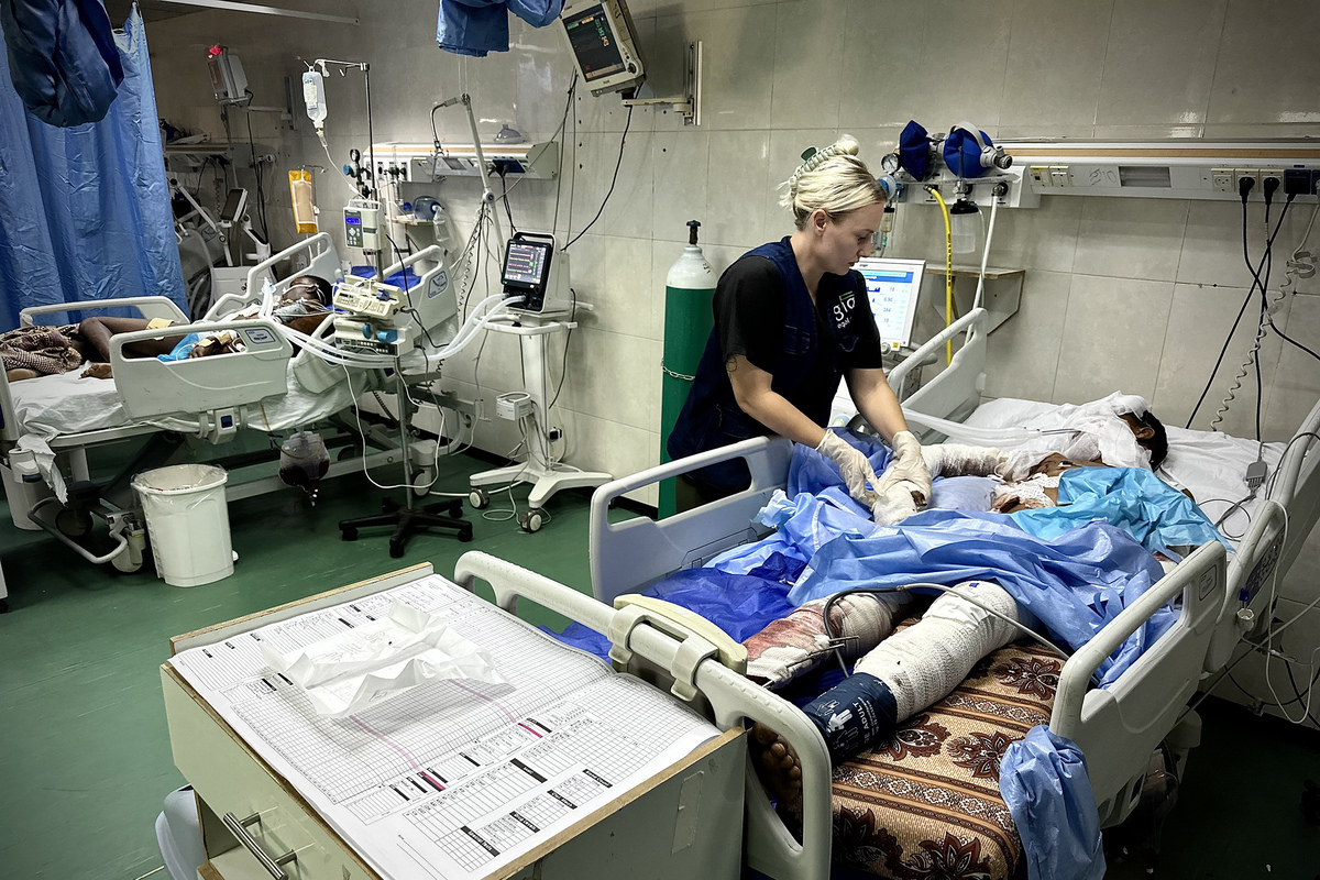Annelise, a nurse from California, in Gaza to save lives – Middle East ...