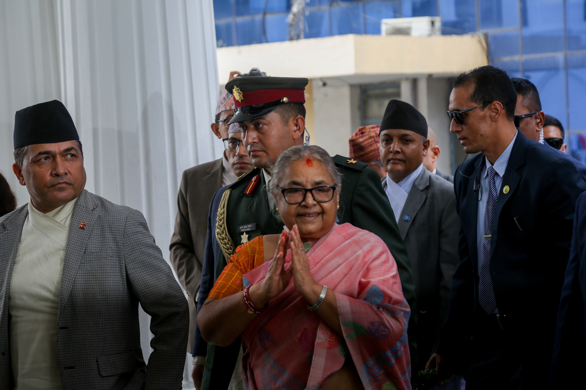 Sushila Karki sworn in as Nepal’s first female interim Prime Minister ...