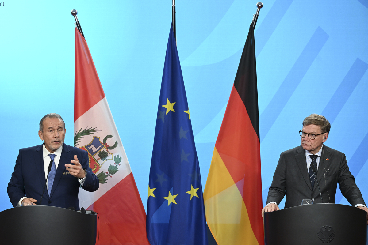 German Foreign Minister Wadephul – Peruvian Foreign Minister Salcedo in ...