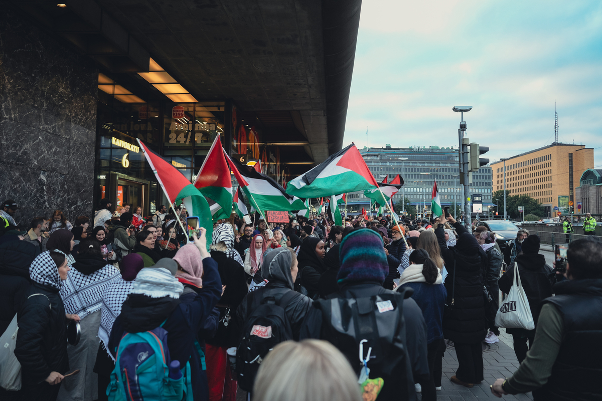 Pro-Palestinian demonstration in Helsinki – Middle East Monitor