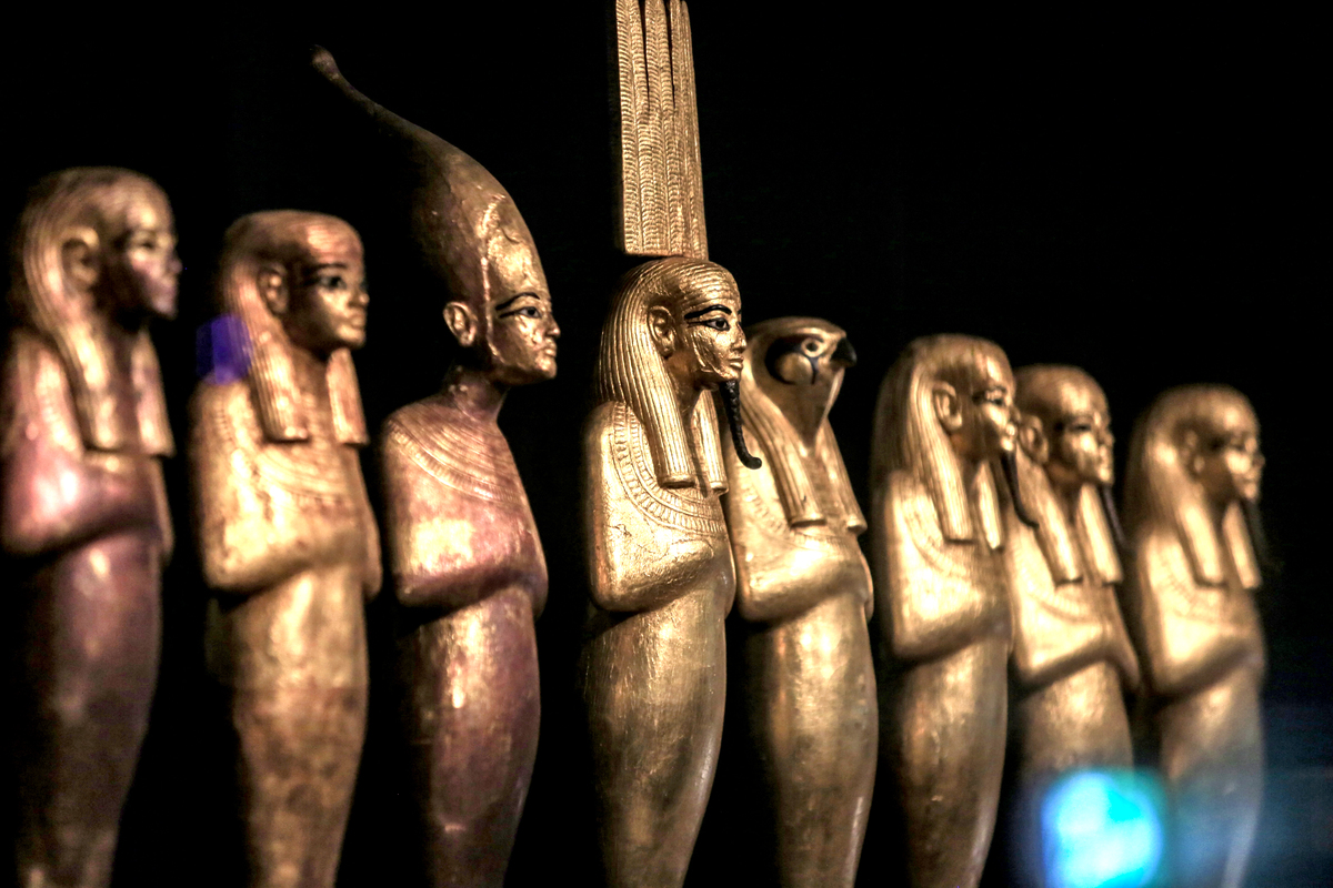 The Grand Egyptian Museum, which houses artifacts from the famous ...