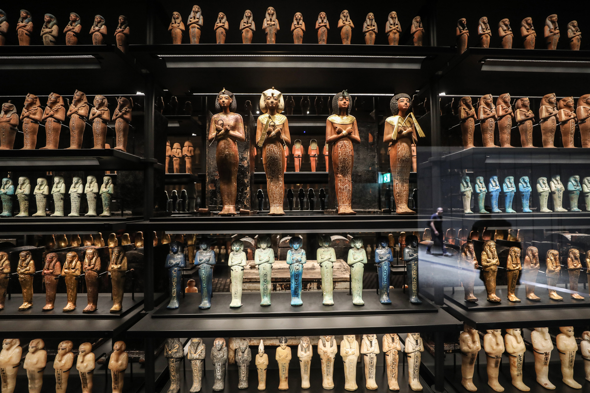 The Grand Egyptian Museum, which houses artifacts from the famous ...