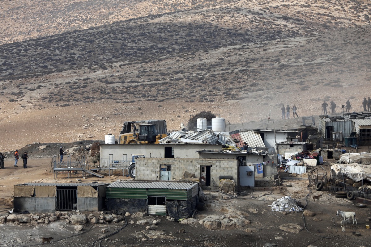 Israel demolishes Palestinian homes and barns in southern West Bank ...